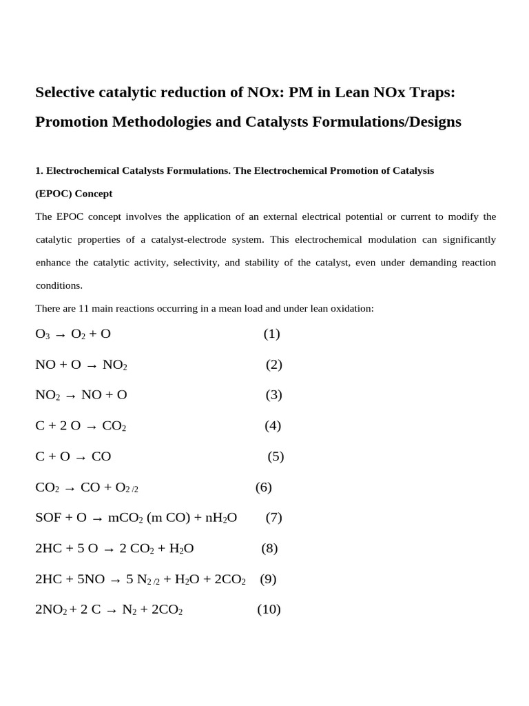Plan of Enhanced MEPR | PDF | Catalysis | Electrochemistry