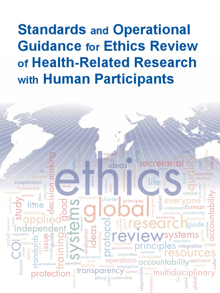 OMS - Standards and Operational Guidance For Ethics Review of Research ...