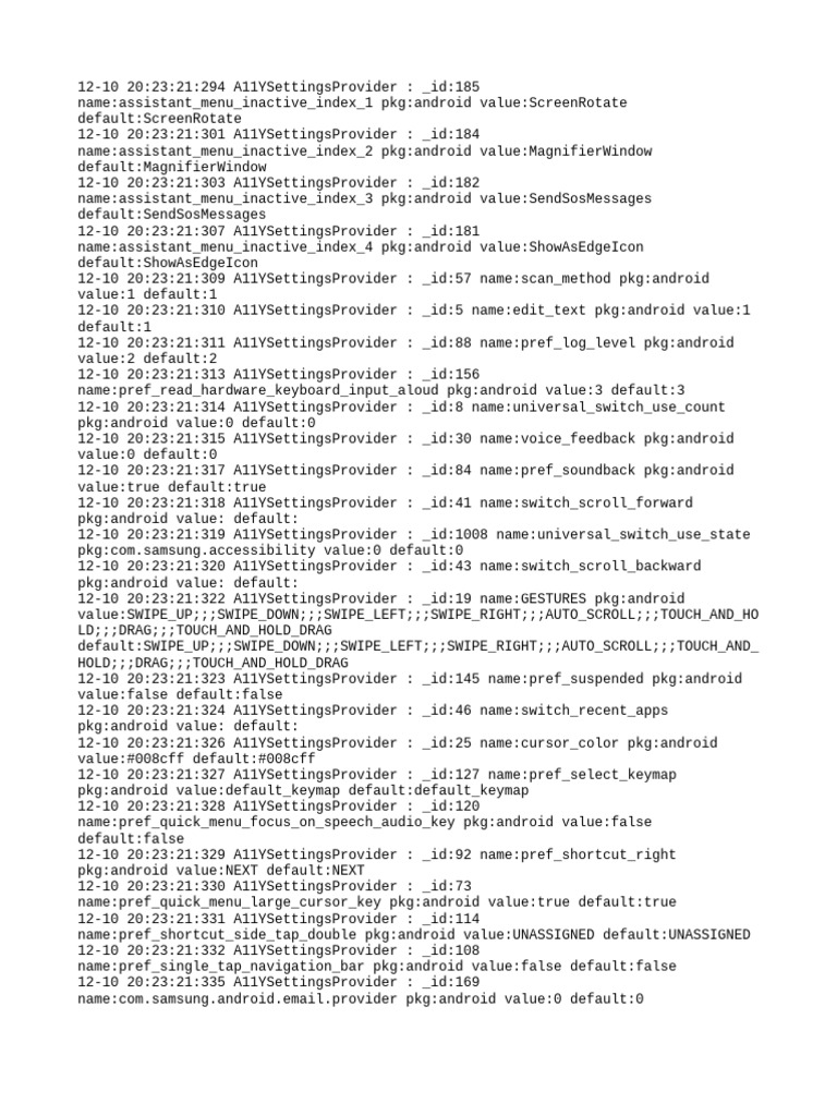 a11yProvider_log | PDF | Operating System Families | Software