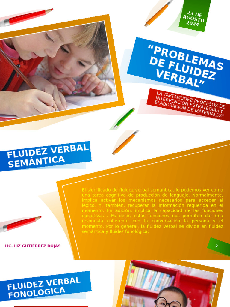 4to PPT Problemas de Fluidez Verbal | PDF | Tartamudeo | Lingüística