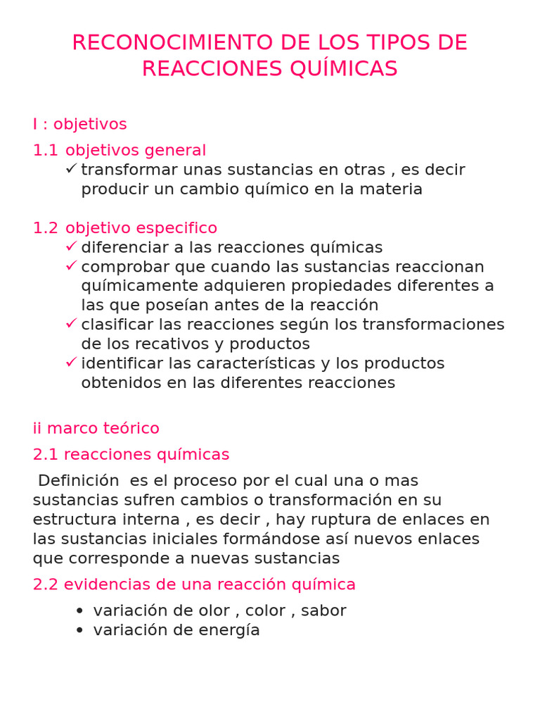Chio | PDF | Reacciones químicas | Química