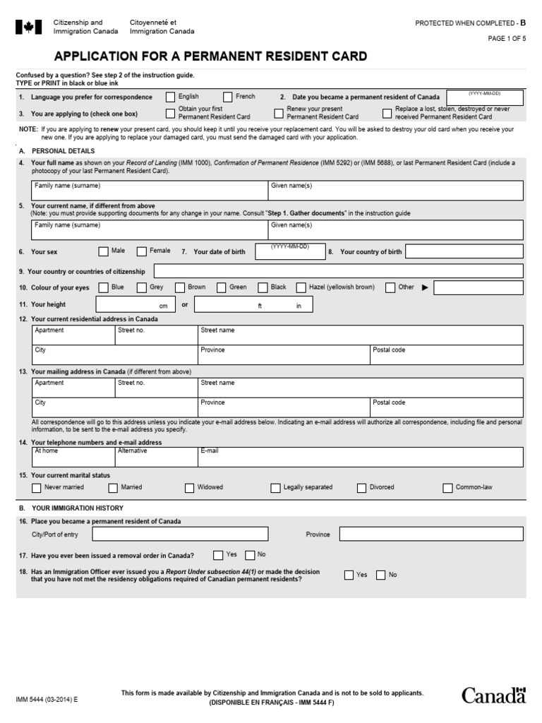 Permanent Resident Card Guide | PDF | Identity Document | United States ...