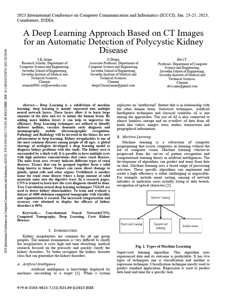 A Deep Learning Approach Based On CT Images For An Automatic Detection ...