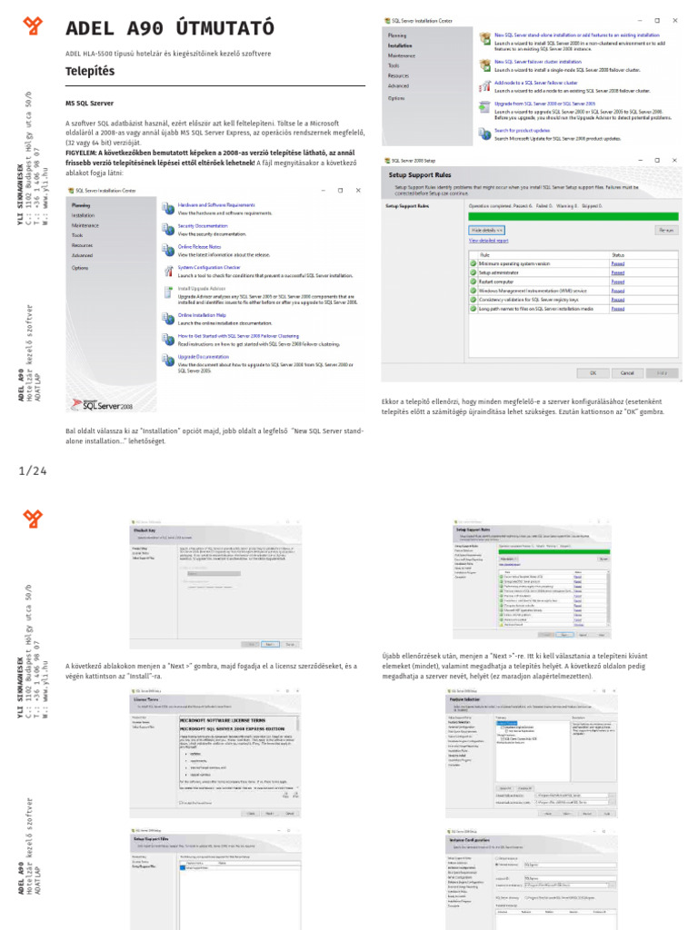 ADEL A90 - Szoftveradatlap | PDF