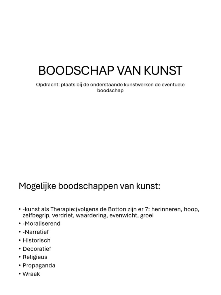 boodschap kunst 30 | PDF