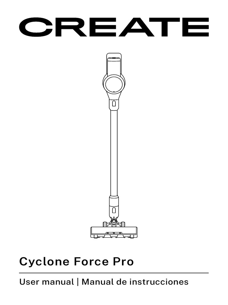 Manual - Cyclone Force Pro | PDF | Mains Electricity | Power Supply