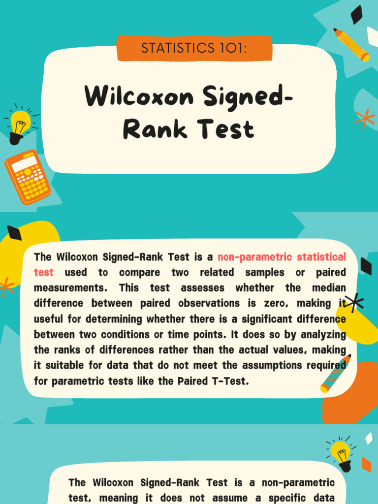 Wilcoxon-Test 20241107 051553 0000 | PDF | Statistical Hypothesis ...