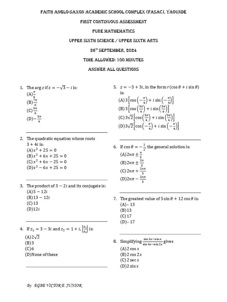 USS CA1 | PDF | Mathematics | Mathematical Objects