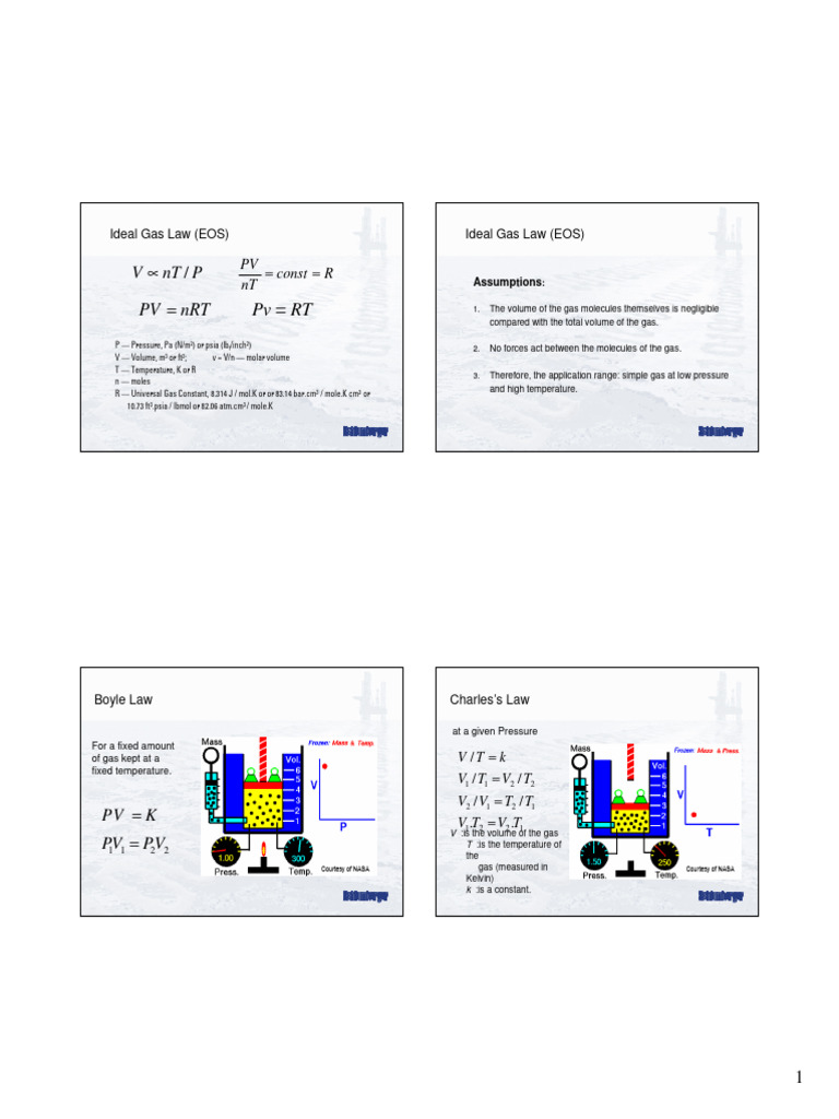 EOS | PDF | Gases | Quantity