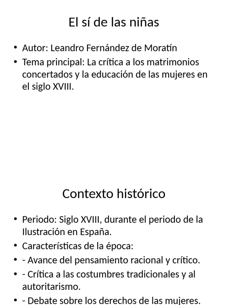 El Si de Las Ninas Exposicion | PDF