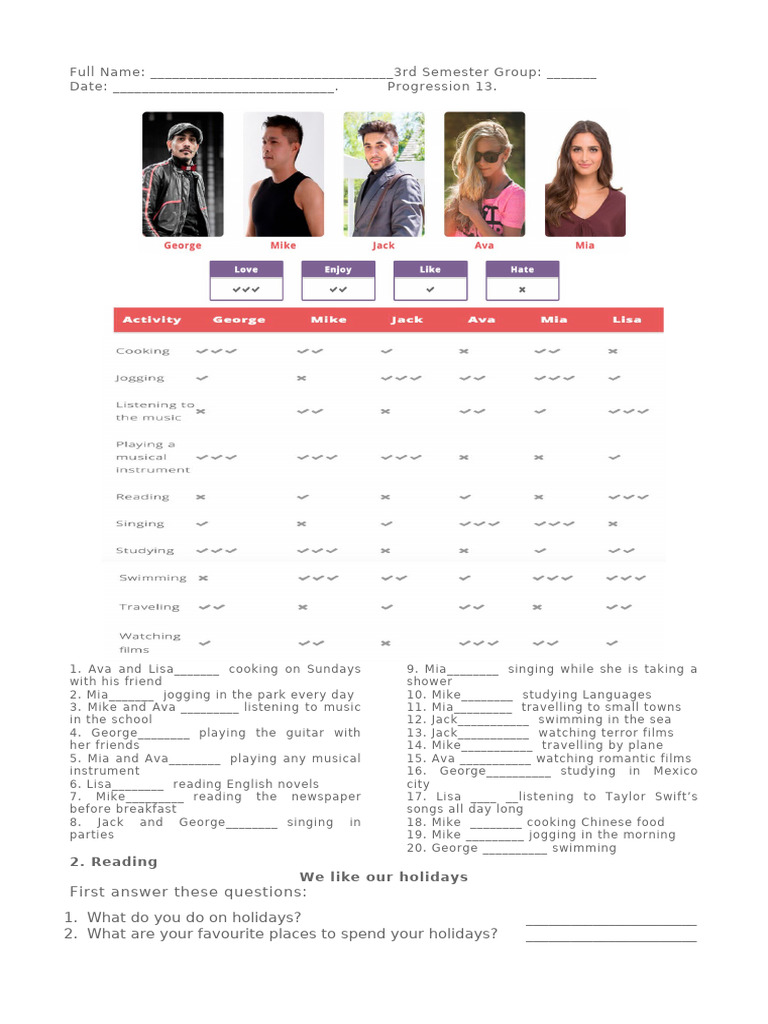Expresing Preferences Lab Practices | PDF