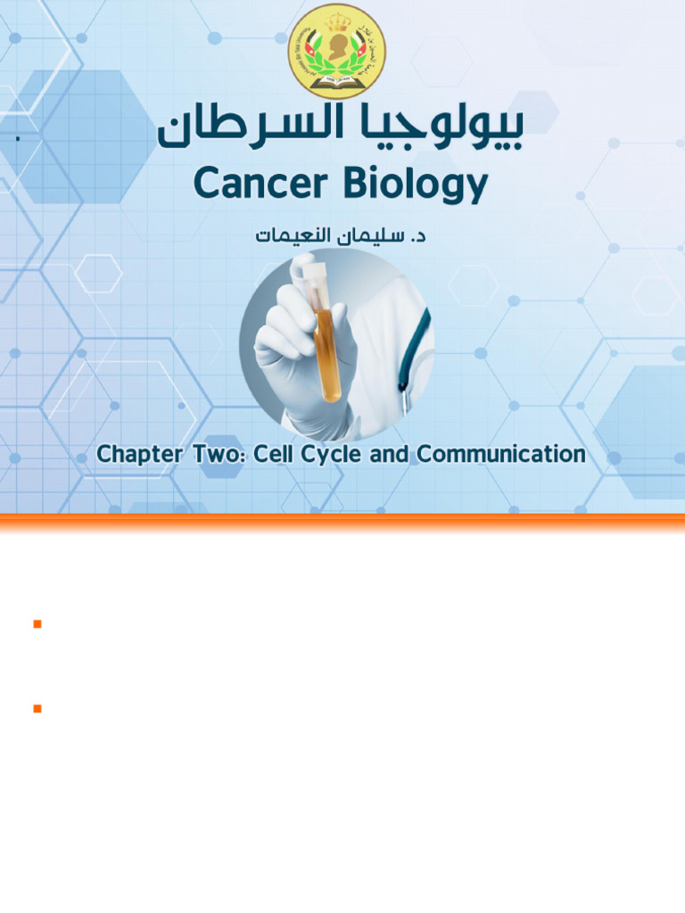 Chapter Two Cell Cycle and Communication | PDF | Mitosis | Cell Signaling