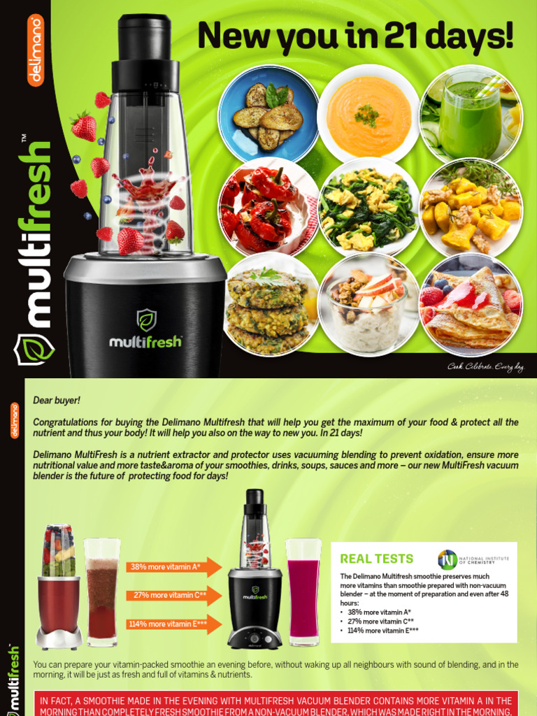 Delimano Multifresh New You in 21 Day e Recipe Book INT January 2020 - Preview | PDF | Cooking ...