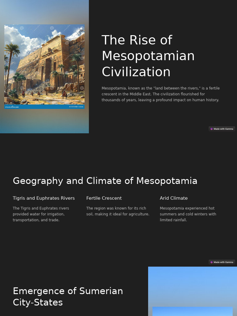 The Rise of Mesopotamian Civilization | PDF | Mesopotamia | Sumer