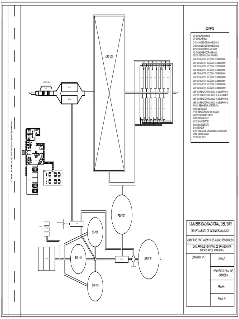 LAYOUT - PTAR Listo-Model | PDF | Tratamiento de aguas residuales ...