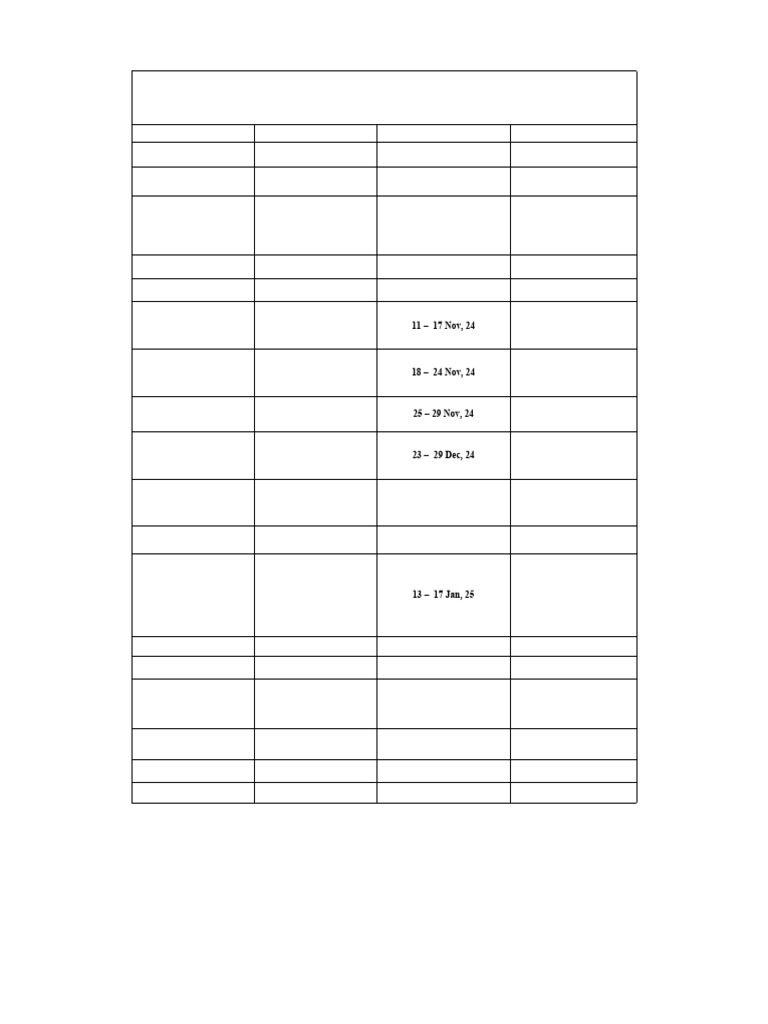 Academic Calendar Fall 2024 Semester | PDF | Academic Term