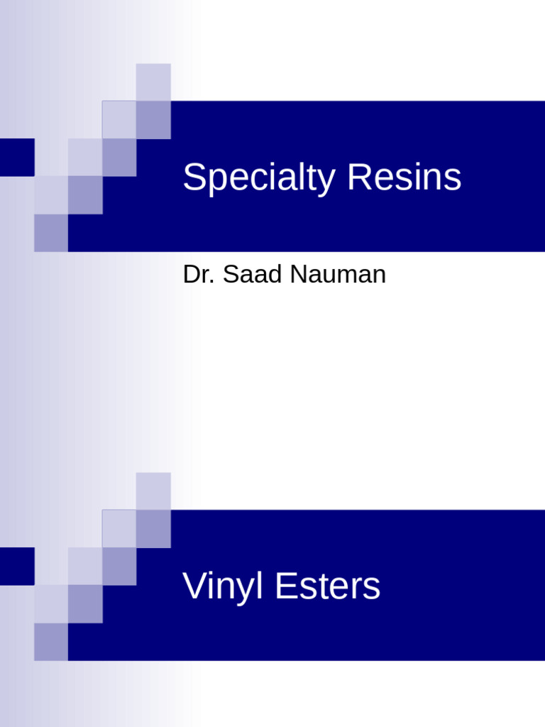 Specialty Resins | PDF | Epoxy | Polymers