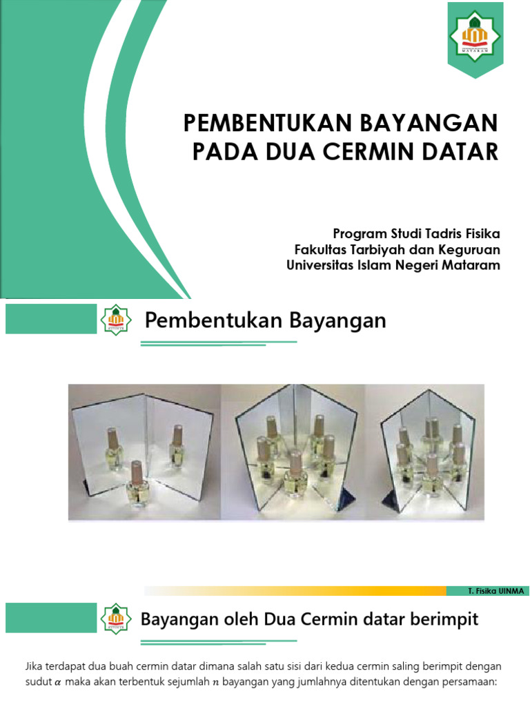 Bayangan pada Dua Cermin Datar | PDF
