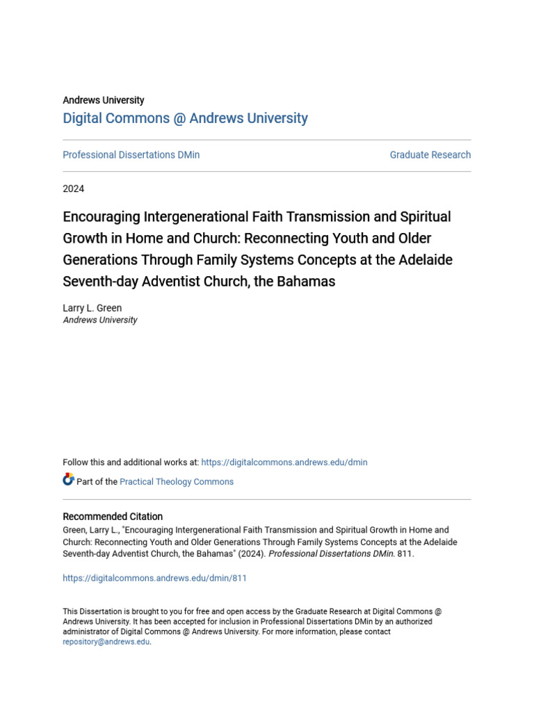 Intergenerational Faith Growth Strategies | PDF | Bible | Faith