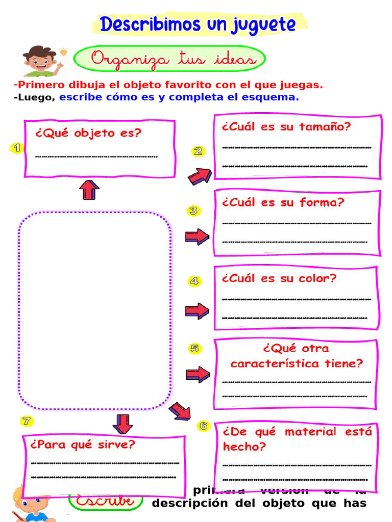 FICHA DESCRIBIMOS MI JUGUETE FAVORITO MAESTRA JANET (2) | PDF