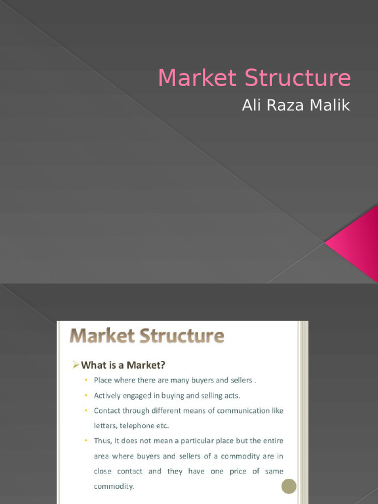 Market Structure | PDF