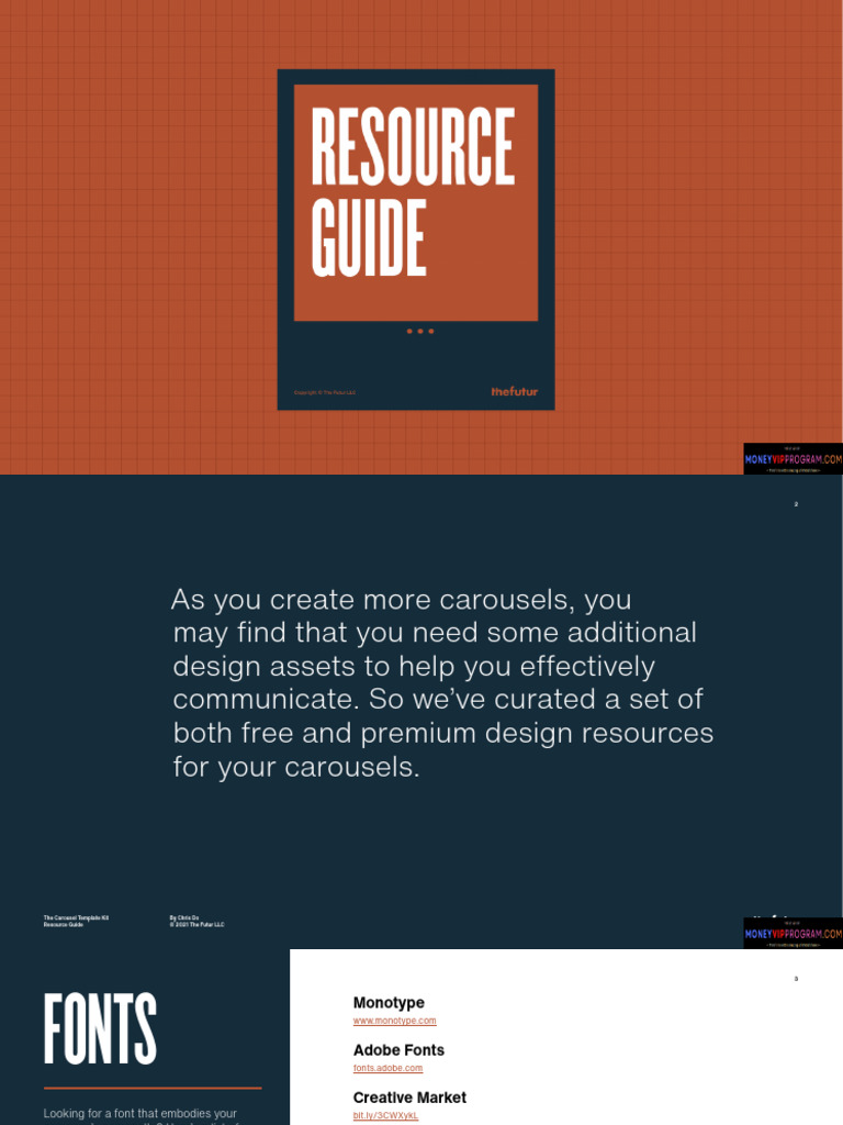 02-Carousel Template Kit Resource Guide | PDF