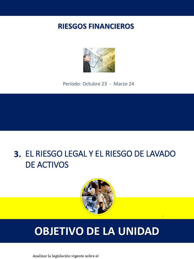 3.1. Riesgo Legal | PDF | Lavado de dinero | Riesgo