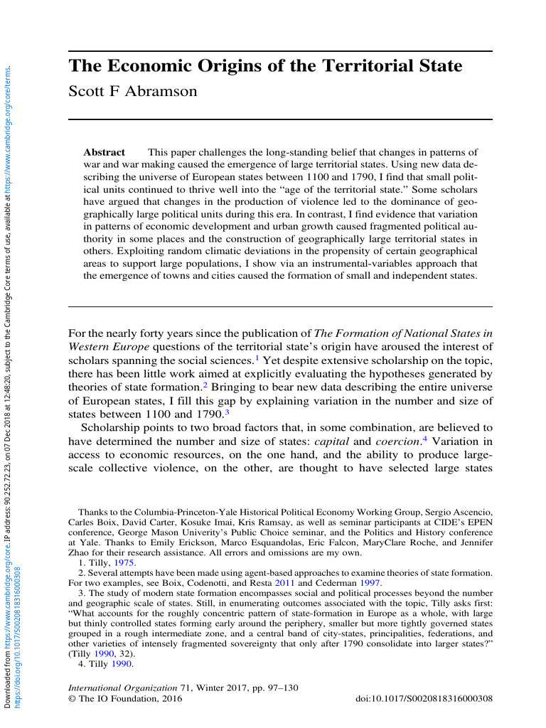 Abramson 2017 | PDF | State (Polity) | Science