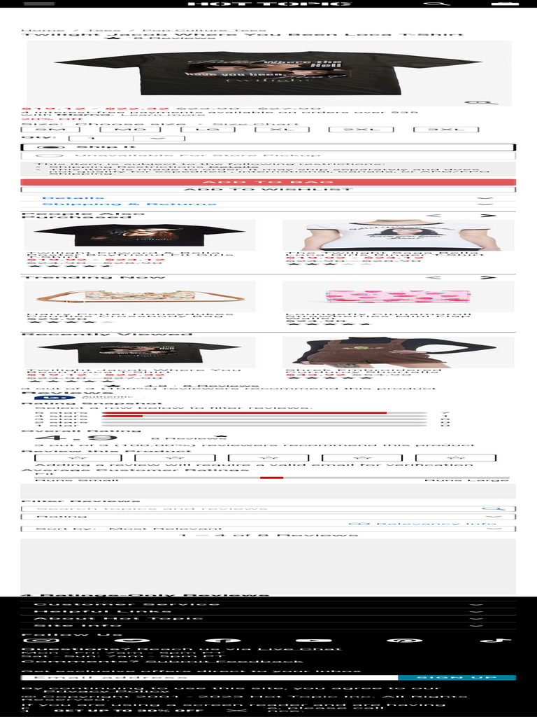 Twilight Jacob Where You Been Loca T-Shirt - BLACK Hot Topic | PDF