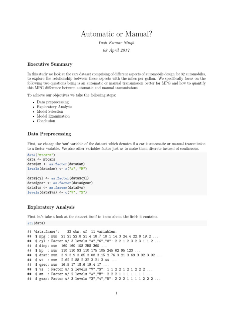 Regression Models Assignment 1 | PDF | Coefficient Of Determination | Interpolation