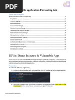 DIVA Android App Penetration Walkthrough | PDF | Android (Operating ...