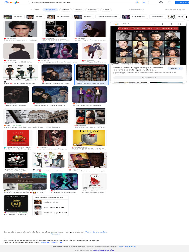 Jaxon Vega Foto Realista Saga Crave - Búsqueda de Google | PDF