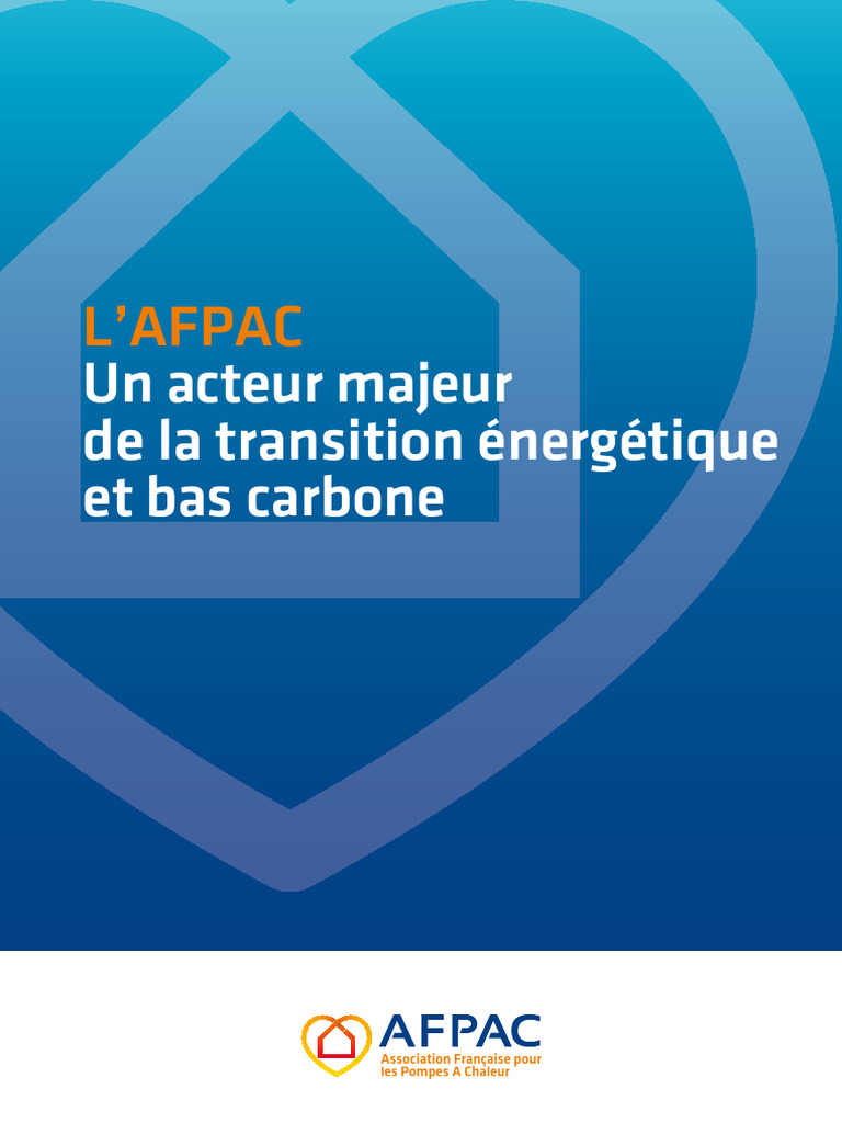 AFPAC : Acteur clé des pompes à chaleur | PDF | Pompe à chaleur ...