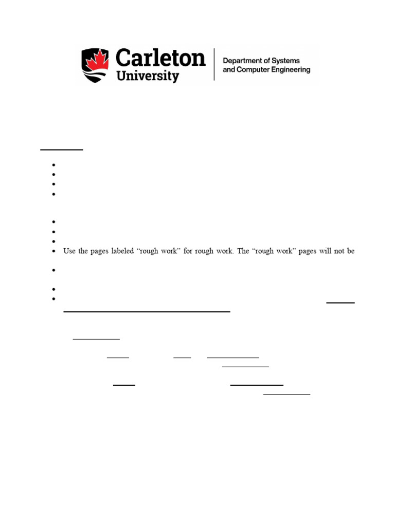 Sysc2006 Sample Midterm 2023 Pdf Integer Computer Science Computer Programming