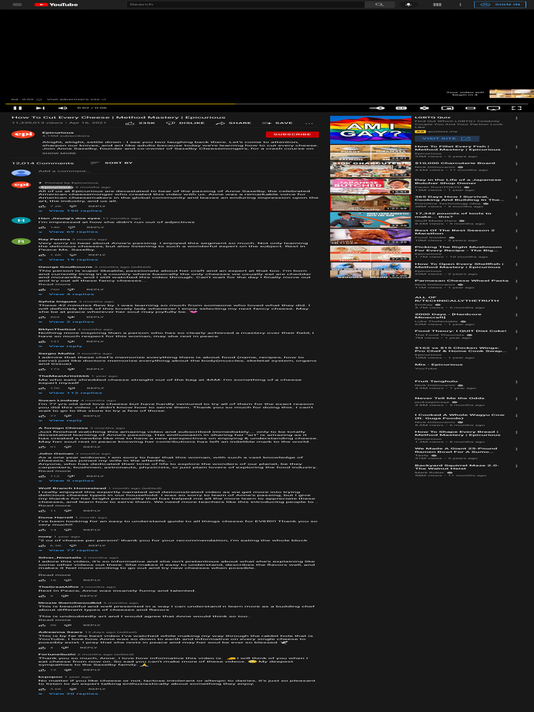 How To Cut Every Cheese Method Mastery Epicurious - YouTube | PDF