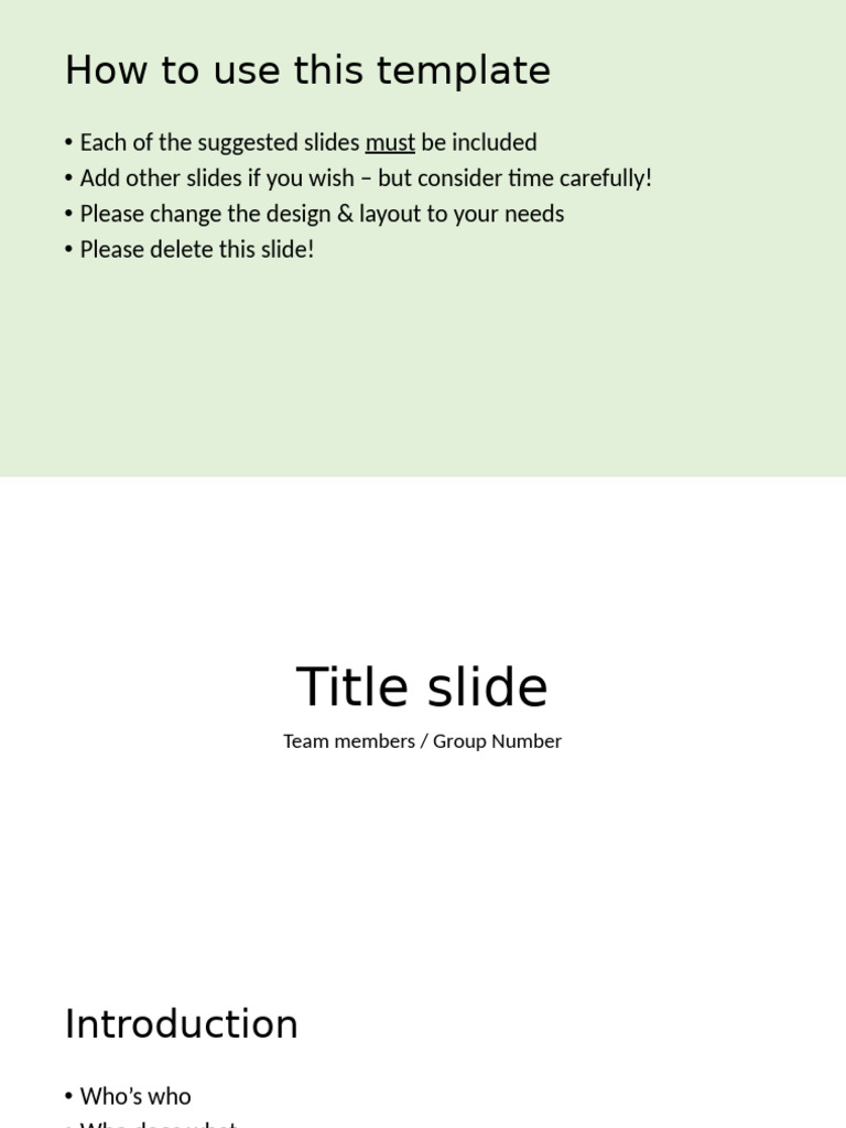 Slide Template - PP1 PDR Review | PDF | Cognition