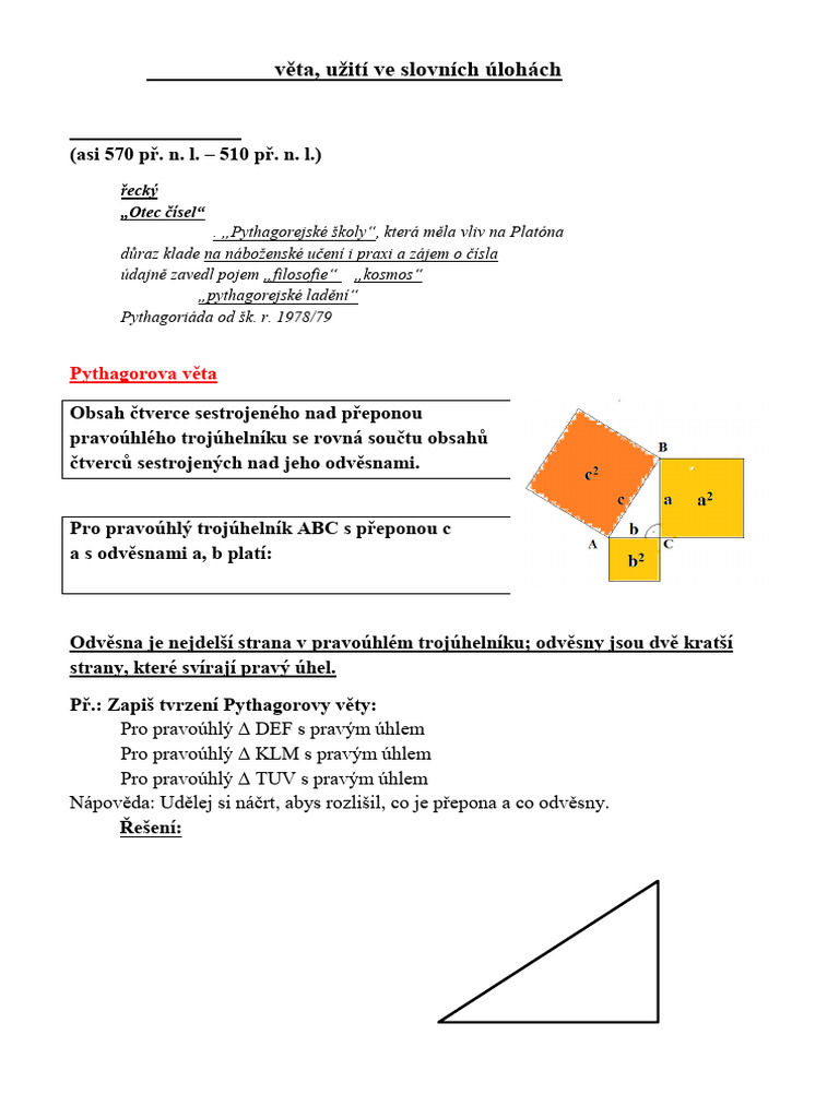 Pythagorova Veta | PDF