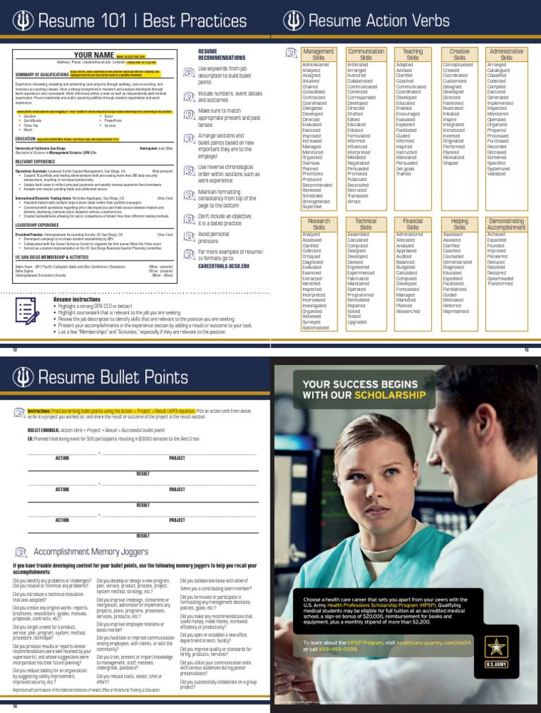 Resume Writing Best Practices Guide | PDF | Business