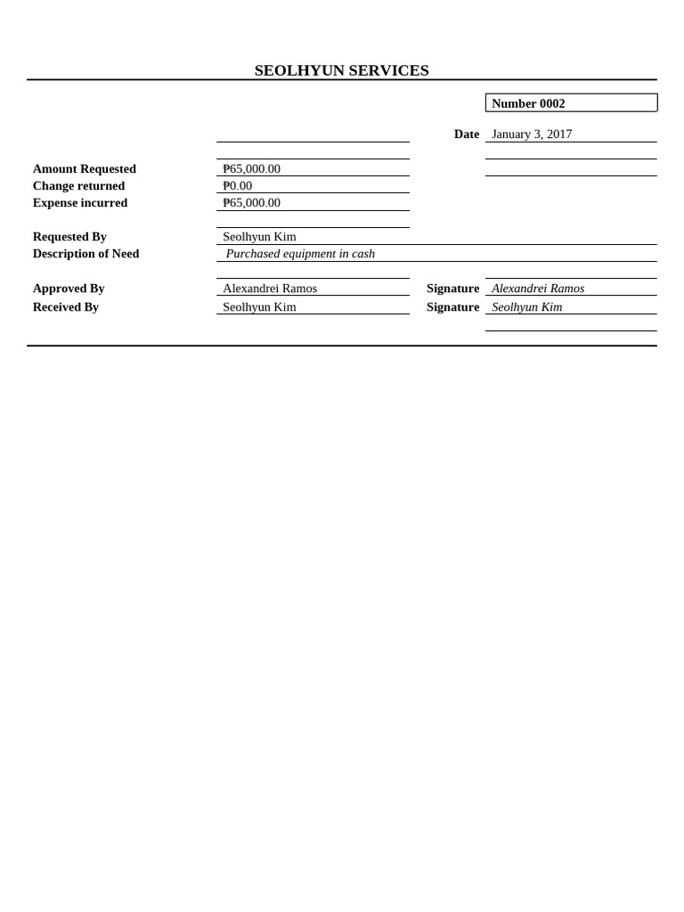 Voucher Template | PDF