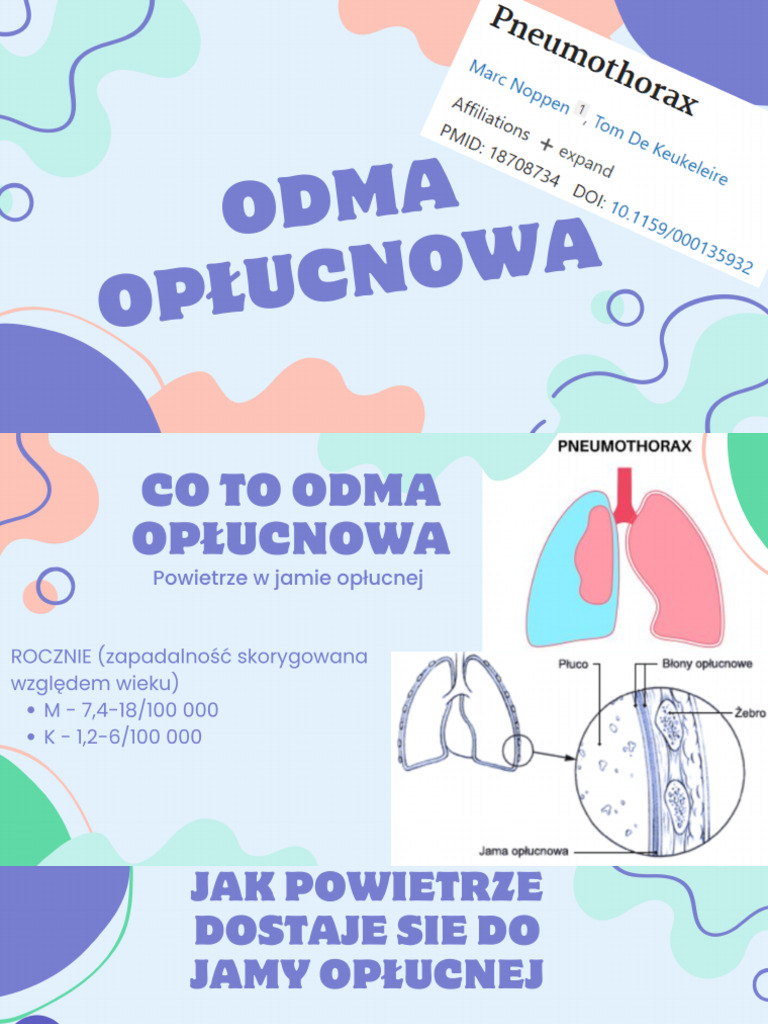 Odma Opłucnowa | PDF