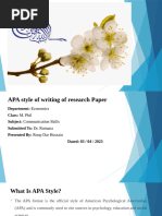 Writing Discussion Posts in APA Format | PDF