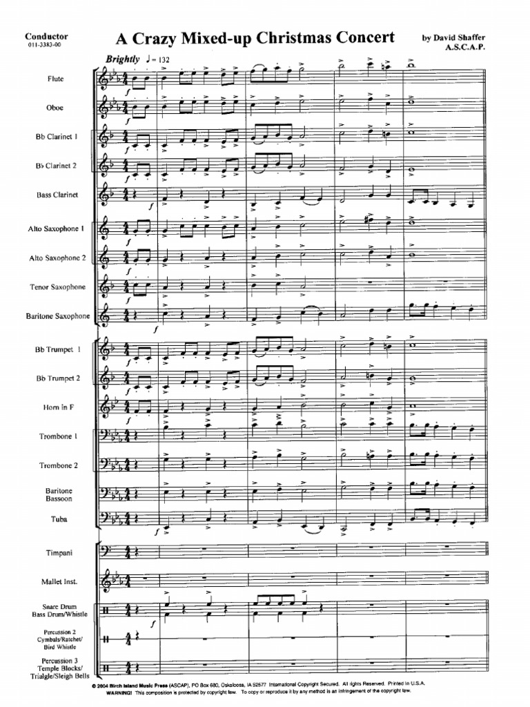 A Crazy, Mixed-Up Christmas Concert | PDF