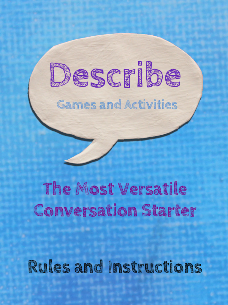 Describe Instructions v4 | PDF | Self Esteem | Cognition