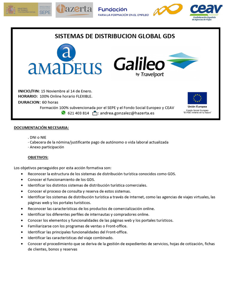 GDS Ag | PDF | Agencia de viajes | Comercio electrónico