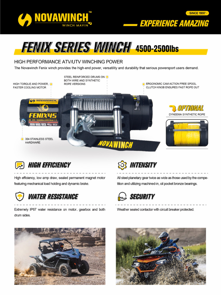 FENIX Tech Sheet | PDF