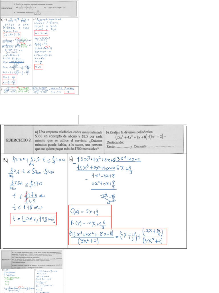 C2 C3 MODELO EXAMEN | PDF