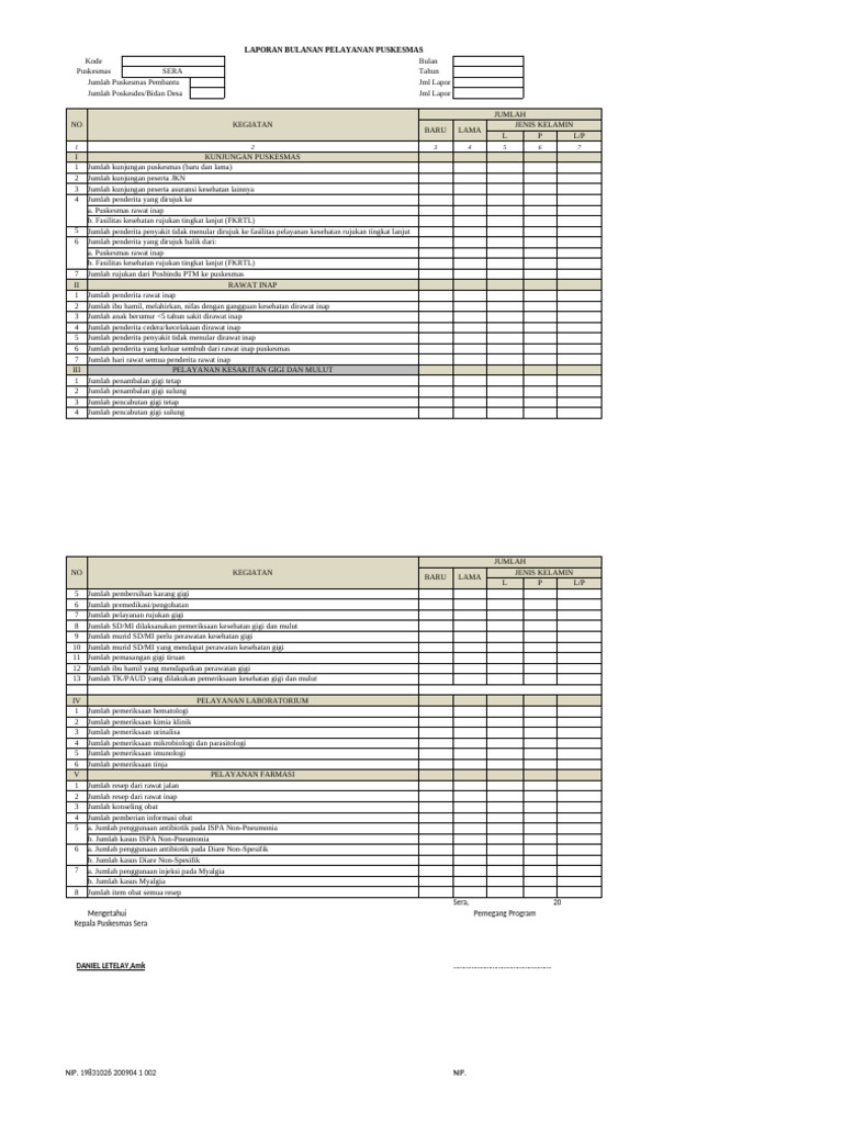 Format baru LB4 | PDF