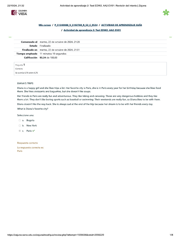 Test Ingles | PDF