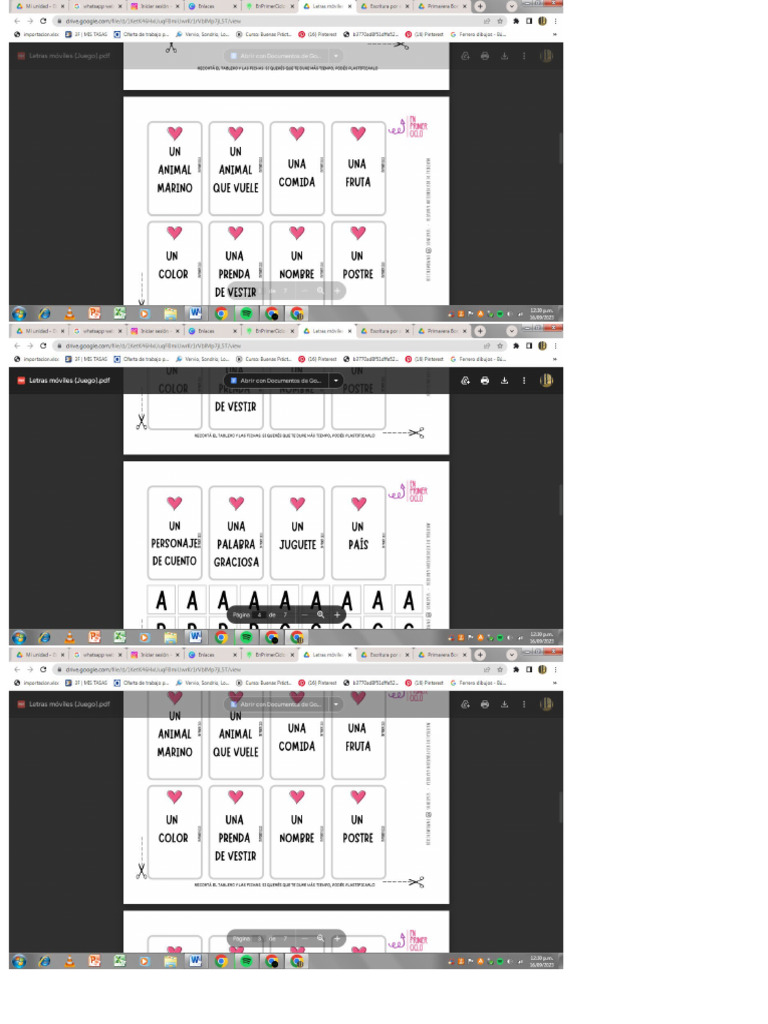 Juego Letras Moviles Mascaras de Ogro | PDF