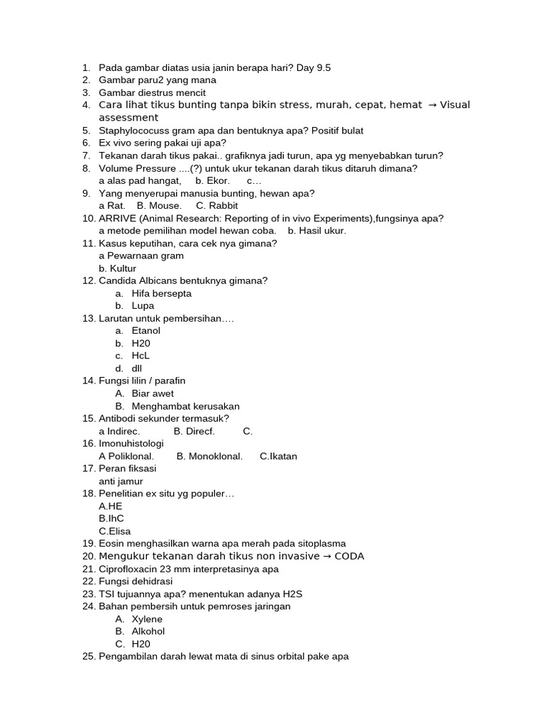 Soal Instrumen Penelitian 2023 | PDF